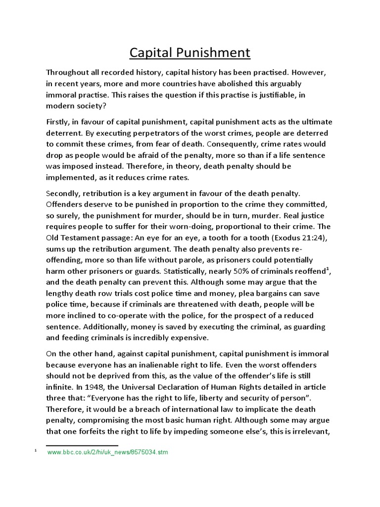 Capital Punishment: WWW - Bbc.co - Uk/2/hi/uk - News/8575034.stm | PDF ...
