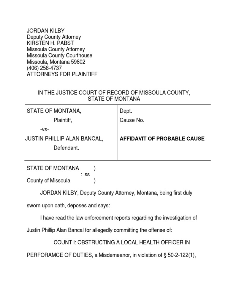 Bancal Charging Documents | PDF | Common Law | Public Law