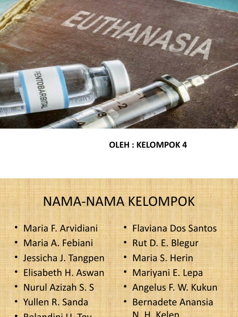 PPT (Euthanasia) | PDF