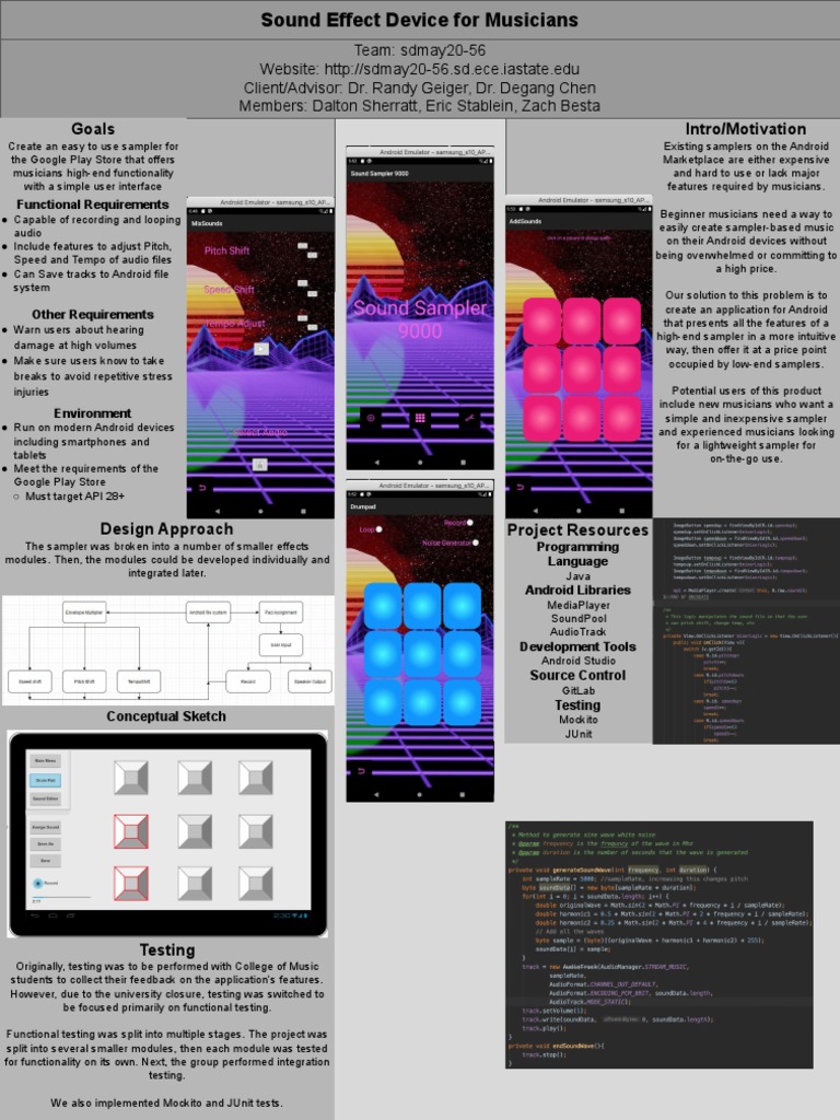 Poster | PDF | Android (Operating System) | Application Programming Interface