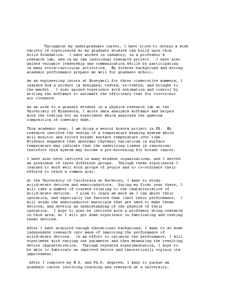 Computer Science SOP | PDF | Experiment | Automation