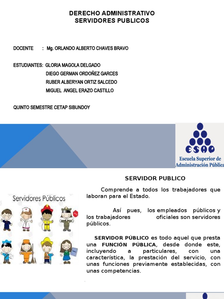 Diferencias entre Servidores Públicos en Colombia | PDF | Salario ...