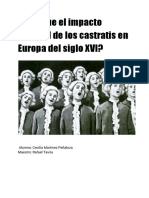Historia y Significado de los Castrati | PDF