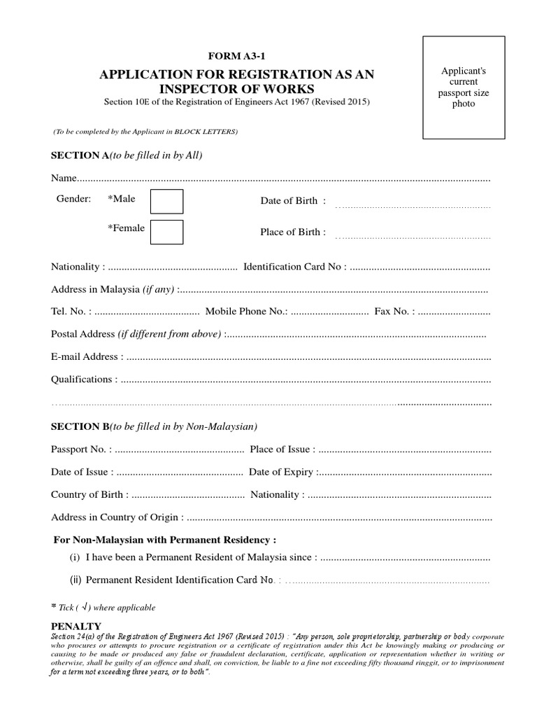 IOW - Form A3-1 (Rev (1) .2 TCAccepted) | PDF | Diploma | Identity Document