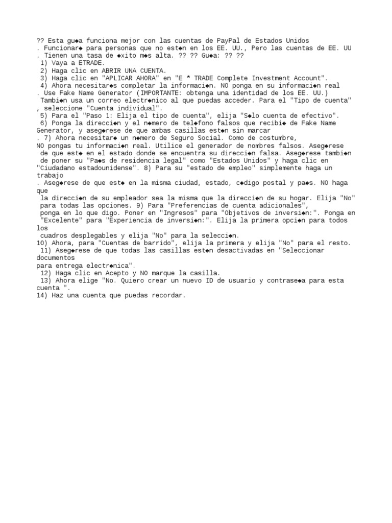 Metodo Verificar Paypal | PDF