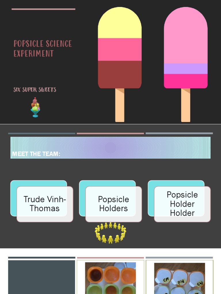 Popsicle Science Experiment - Six Super Sweets | PDF