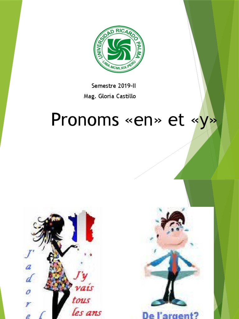 Pronoms en Et y | PDF | Pronom | Grammaire