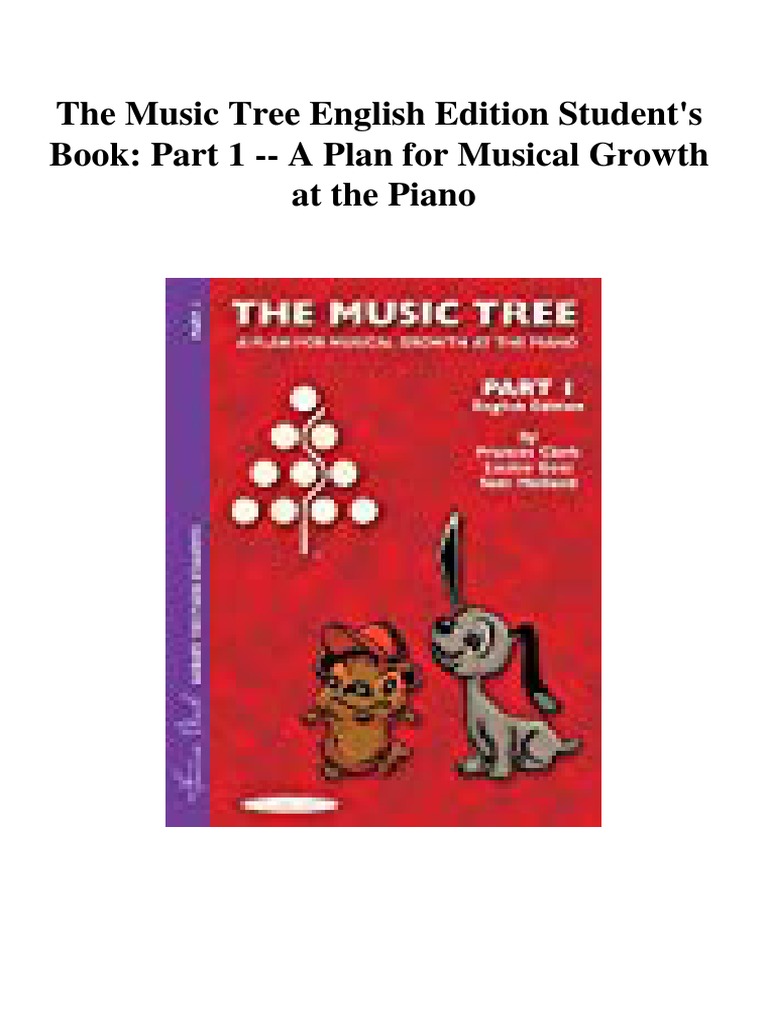 The Music Tree: Growth at the Piano | PDF | Amazon Kindle | E Books