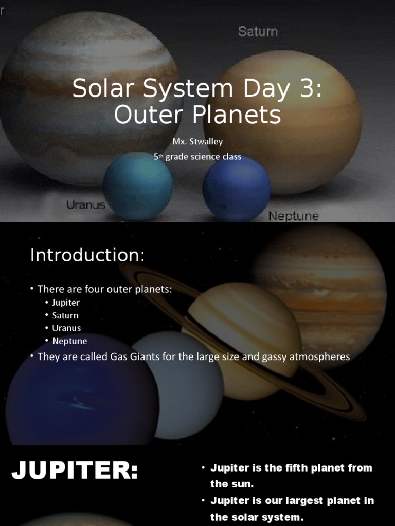Solar System - Gas Giants PT 2 | PDF