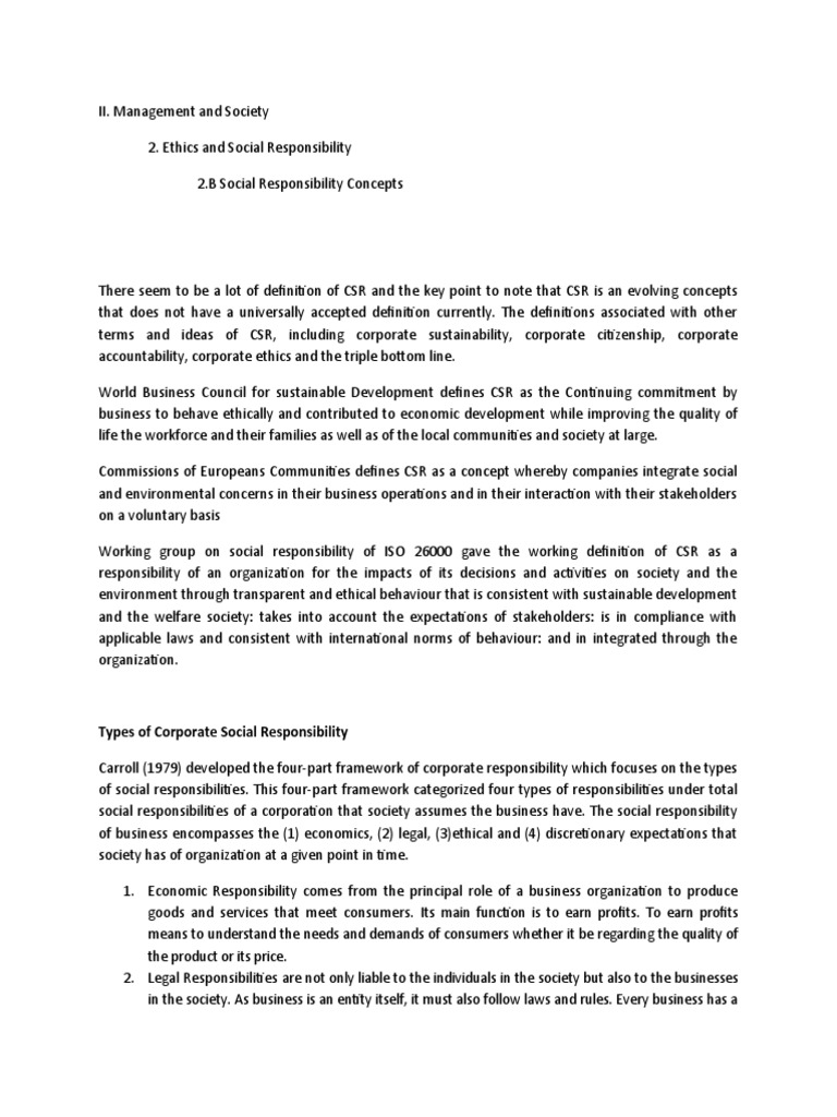 Corporate Social Resposibility Report | PDF | Corporate Social ...