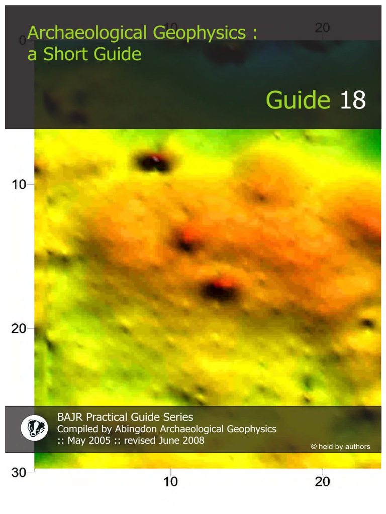 Archaeological Geophysics : a Short Guide | Geophysical Survey ...
