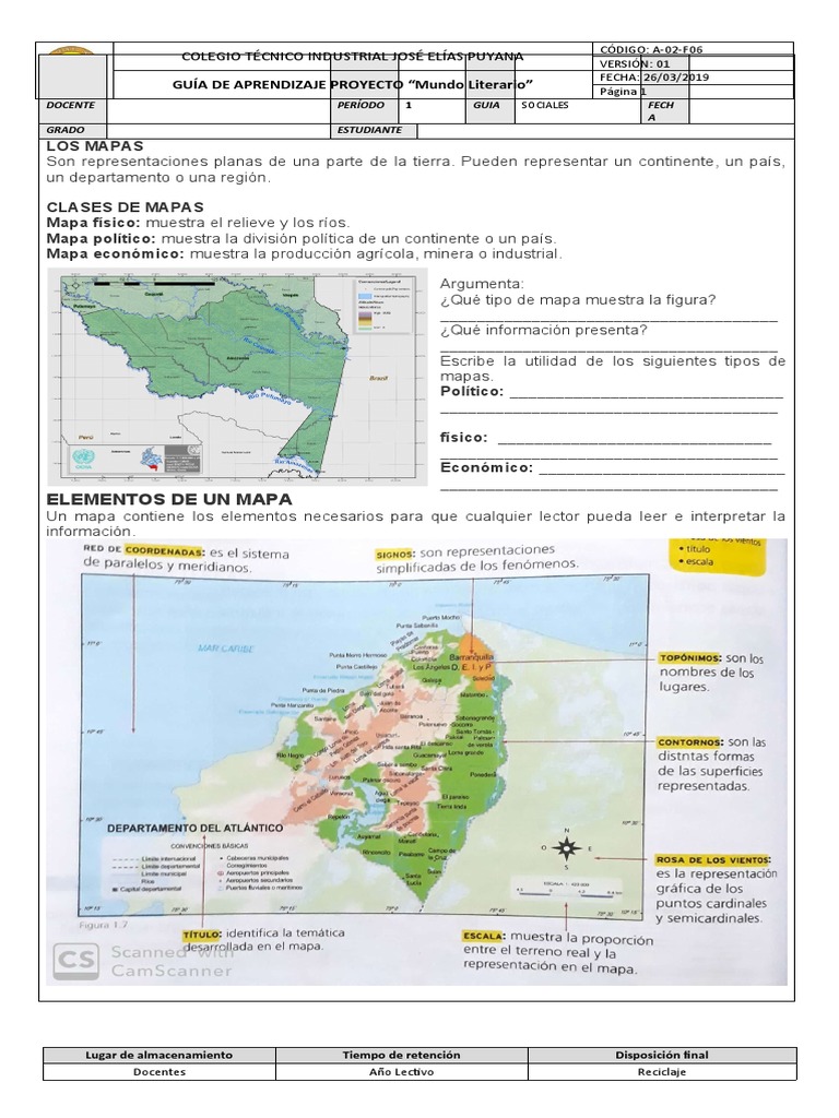 Guia Sociales Los Mapas | PDF | Mapa | Escuelas