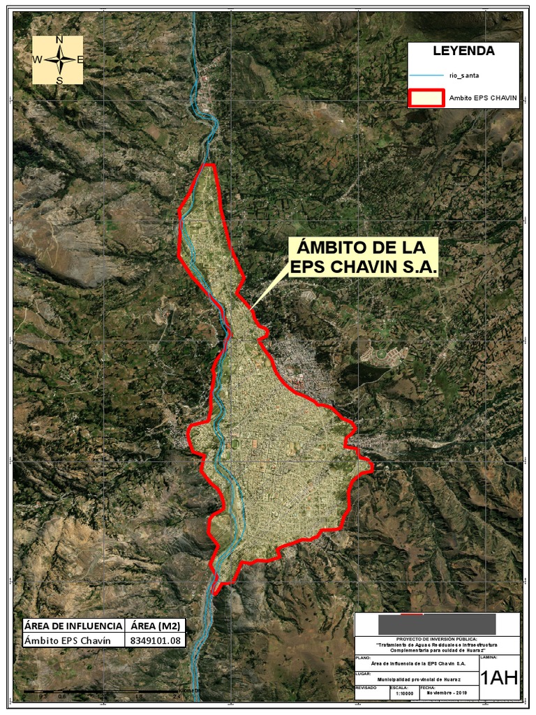 Mapa de Area de Influencia de La Eps Chavin | PDF