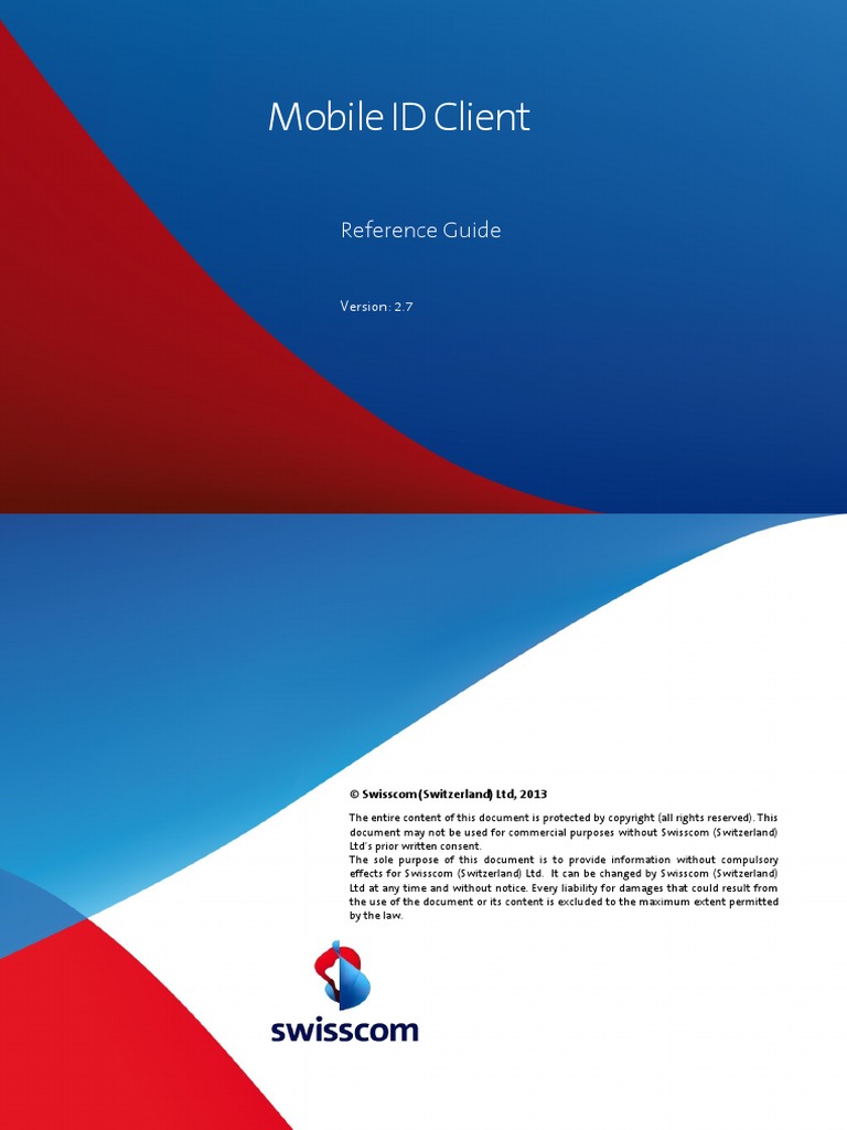 Mobile Id Client Reference Guide V 2 7 PDF | PDF | Representational ...