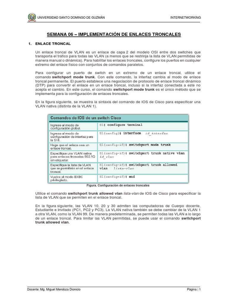 Implementacion de Troncales | PDF | Estándares informáticos | Redes