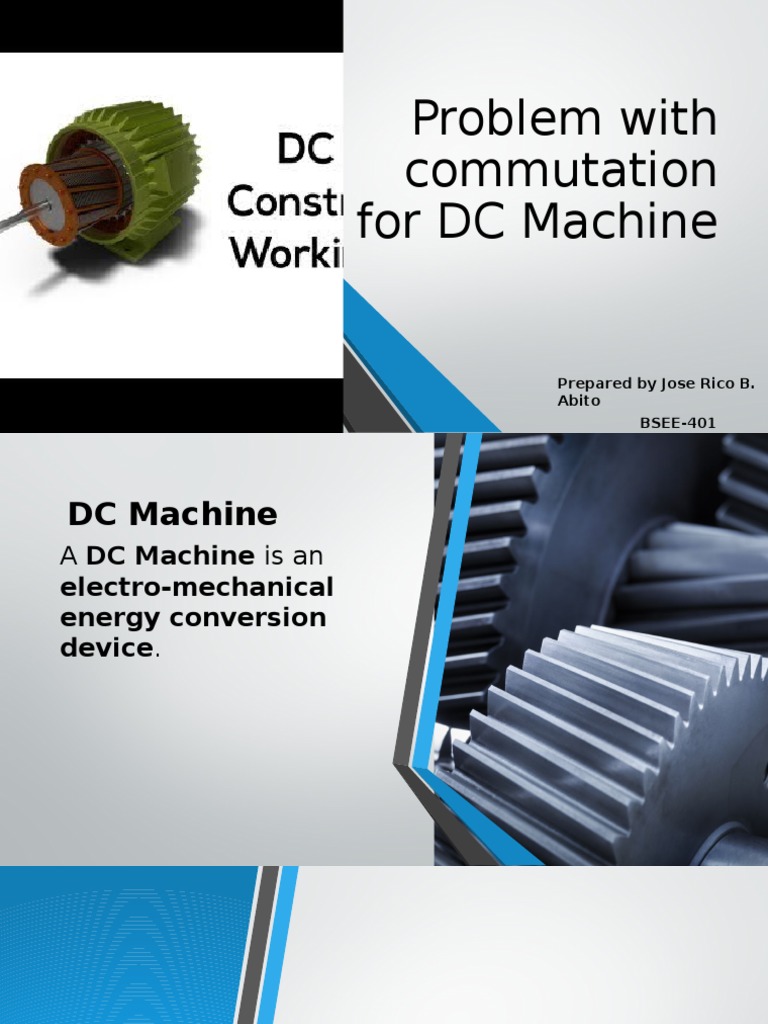 Problem With Commutation | PDF | Electric Motor | Electrical Components