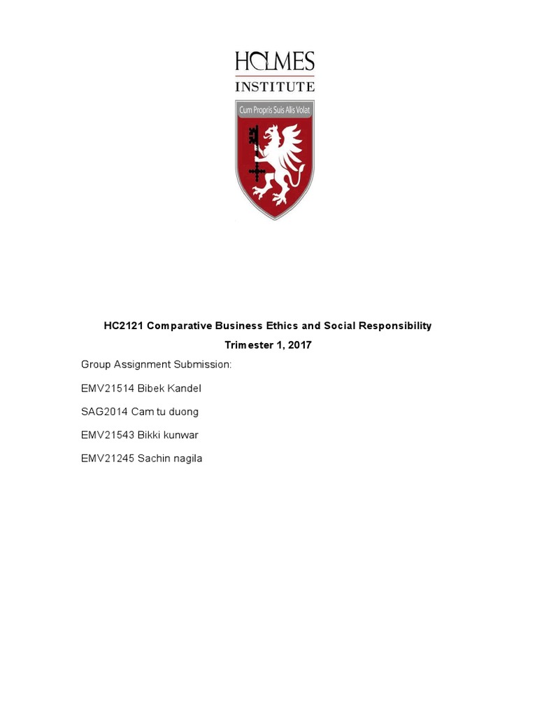 HC2121 The Ethical Risk Word Format | PDF | Deepwater Horizon Oil Spill | Sustainability