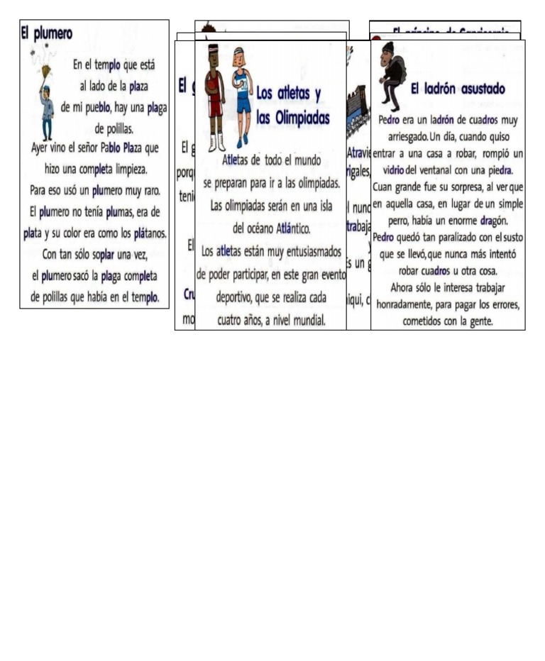 Lecturas Con Combinaciones | PDF