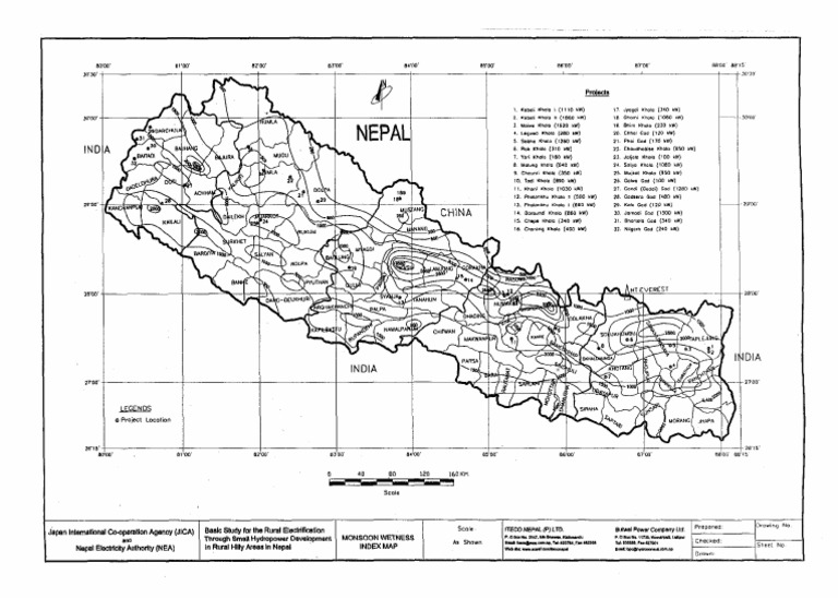 Nepal Monsoon Wetness Index Map For WECS Method | PDF