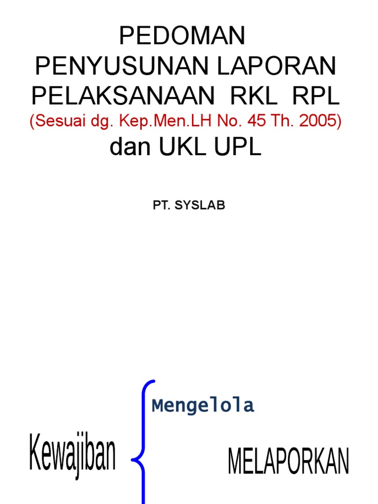 Panduan Laporan RKL-RPL | PDF