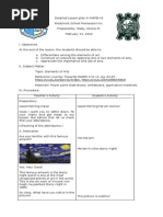 Visual Arts Lesson Plan - Grade 5 ACTs | PDF | Lesson Plan | Design