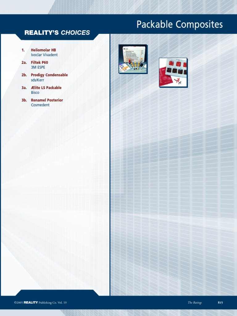 Packable Composites PDF | PDF | Composite Material | Casting (Metalworking)