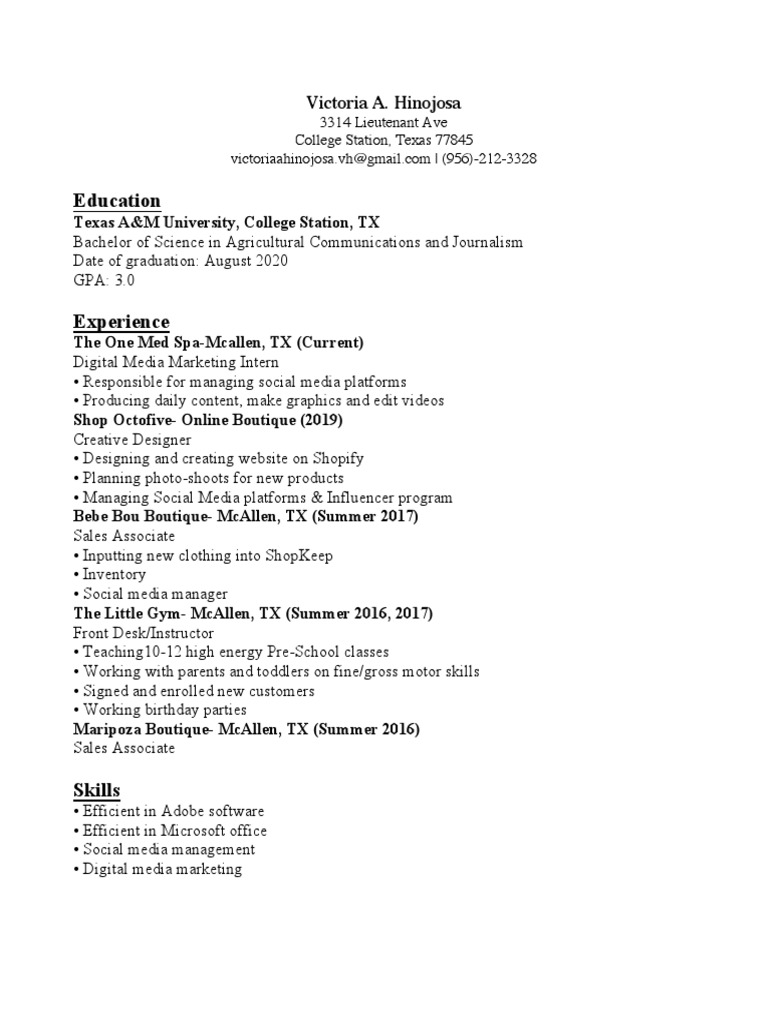 Polished Resume 481 | PDF
