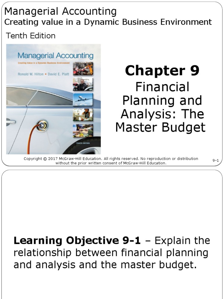 CHP 9: Managerial Accounting Edisi 11 by Hilton & Platt | PDF | Cost Of ...