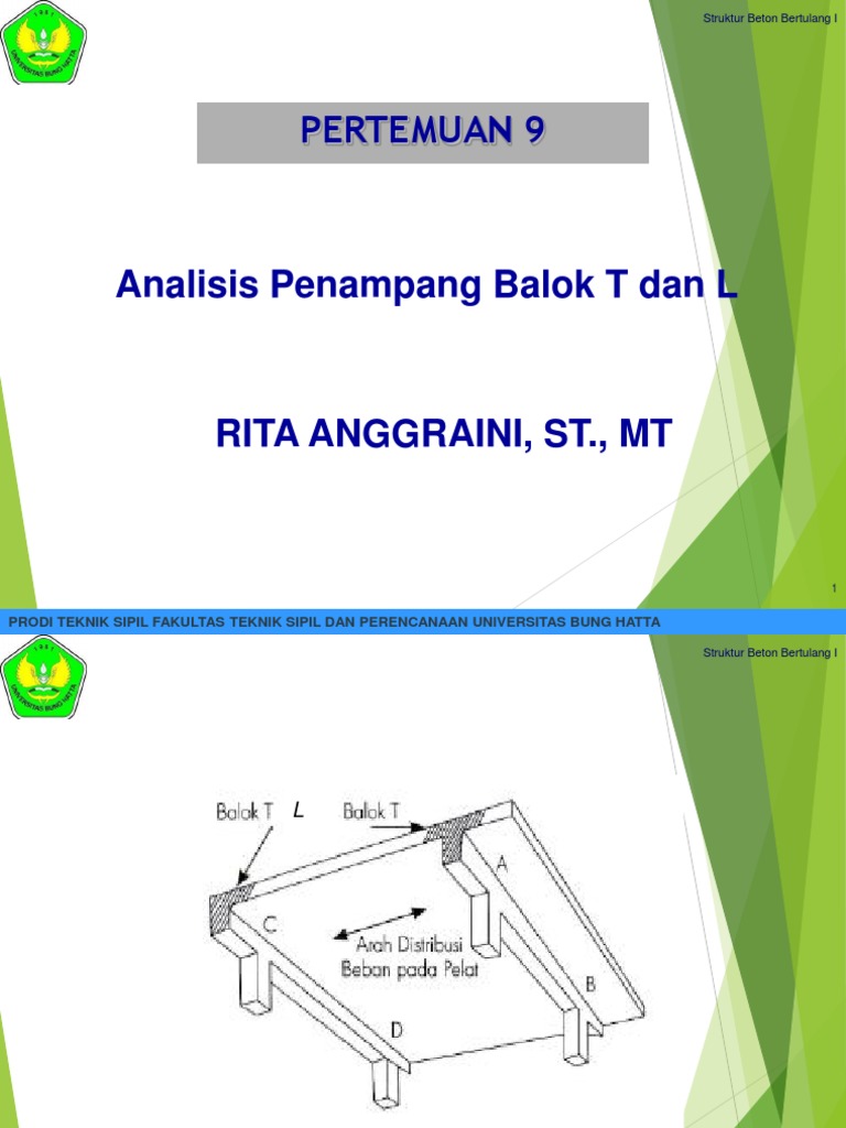 Analisis Penampang Balok T dan L | PDF