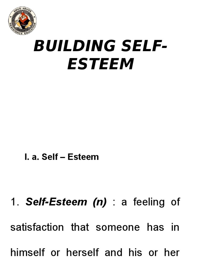 Building Self-Esteem | PDF | Self Esteem | Applied Psychology