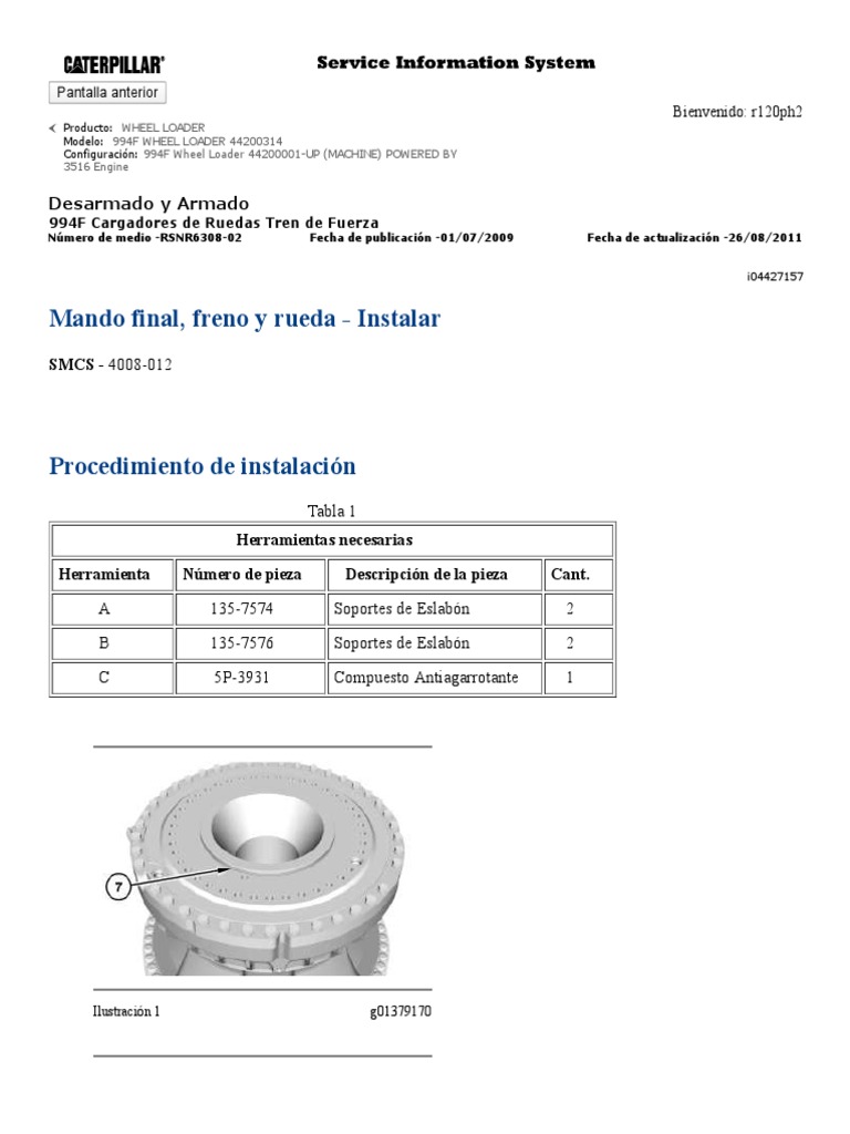 Instalacion Mando Final 994 F-H | PDF
