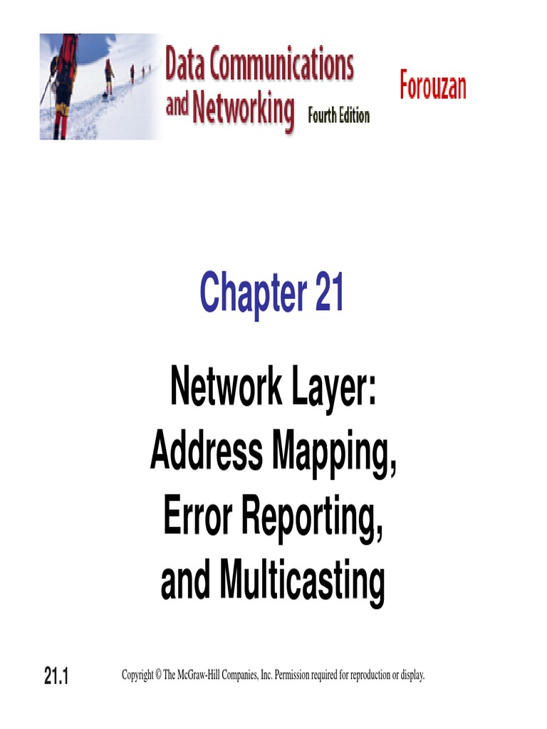 ch21 PDF | PDF | Multicast | Internet Protocols