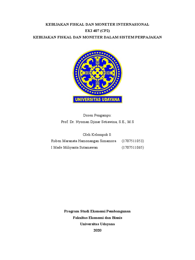 Kebijakan Fiskal Moneter RPS 9 | PDF