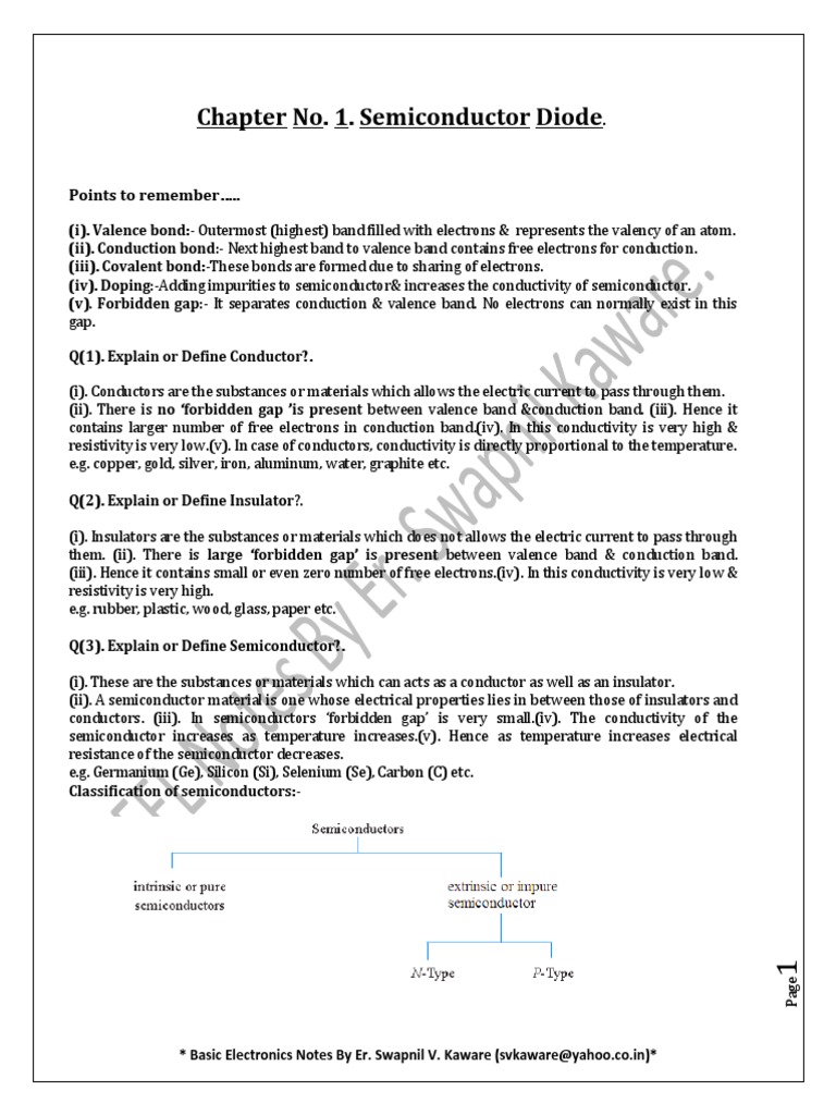 Basic Electronics for Beginners | PDF | P–N Junction | Rectifier