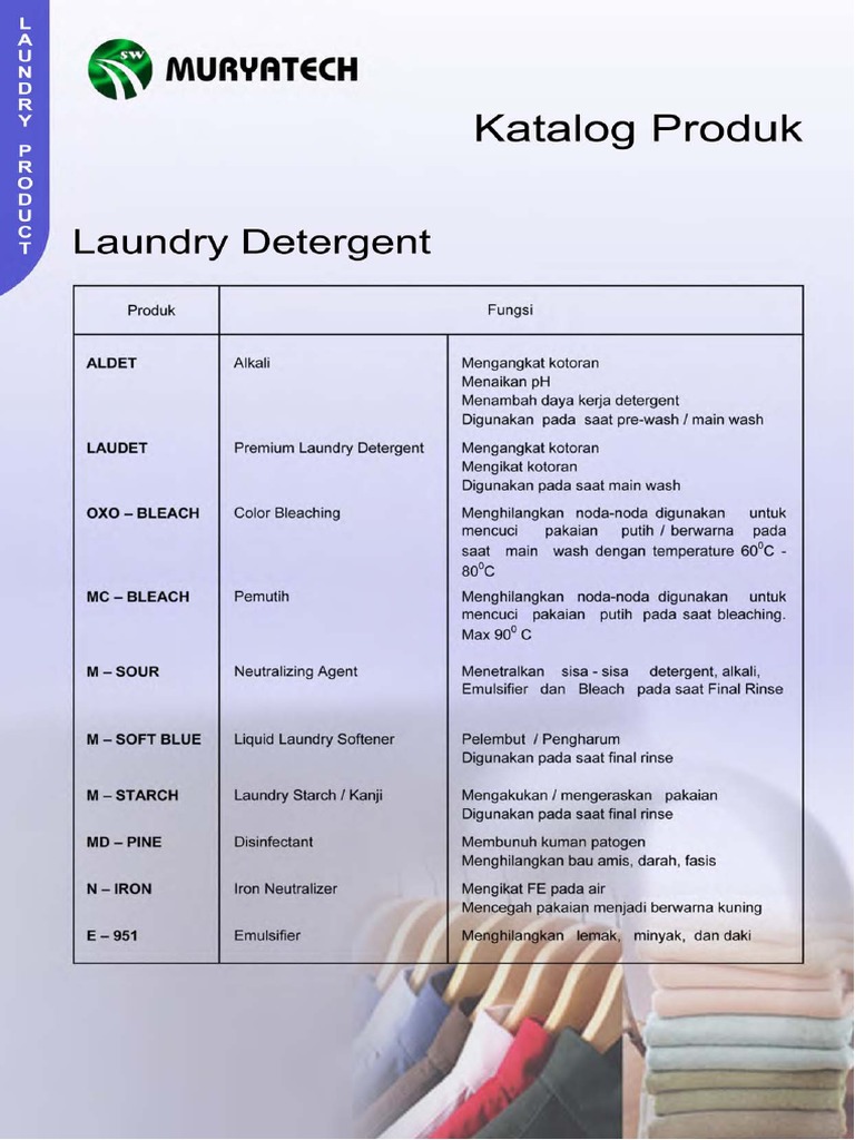 Brosur Laundry, Housekeeping & Kitchen | PDF