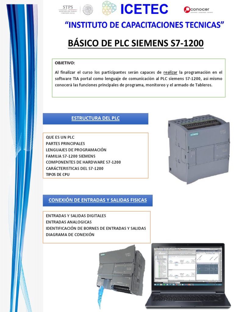 Curso de Programación PLC Siemens S7-1200 | PDF