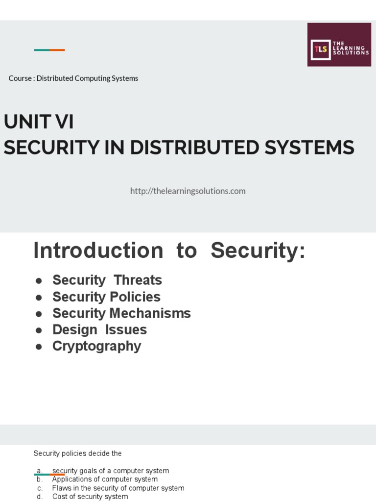 DCS Unit 6 MCQs PDF | PDF | Denial Of Service Attack | Firewall (Computing)