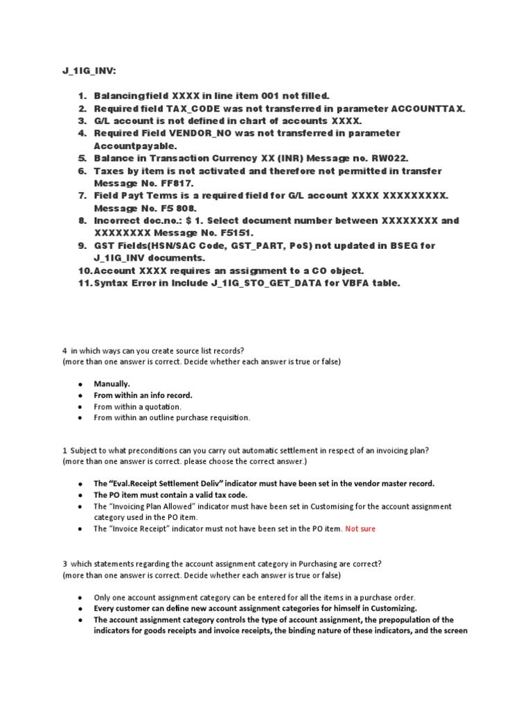 Mixed Questions | PDF | Receipt | Invoice