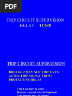 Trip Circuit Supervision Relay Tcs | PDF | Relay | Alternating Current