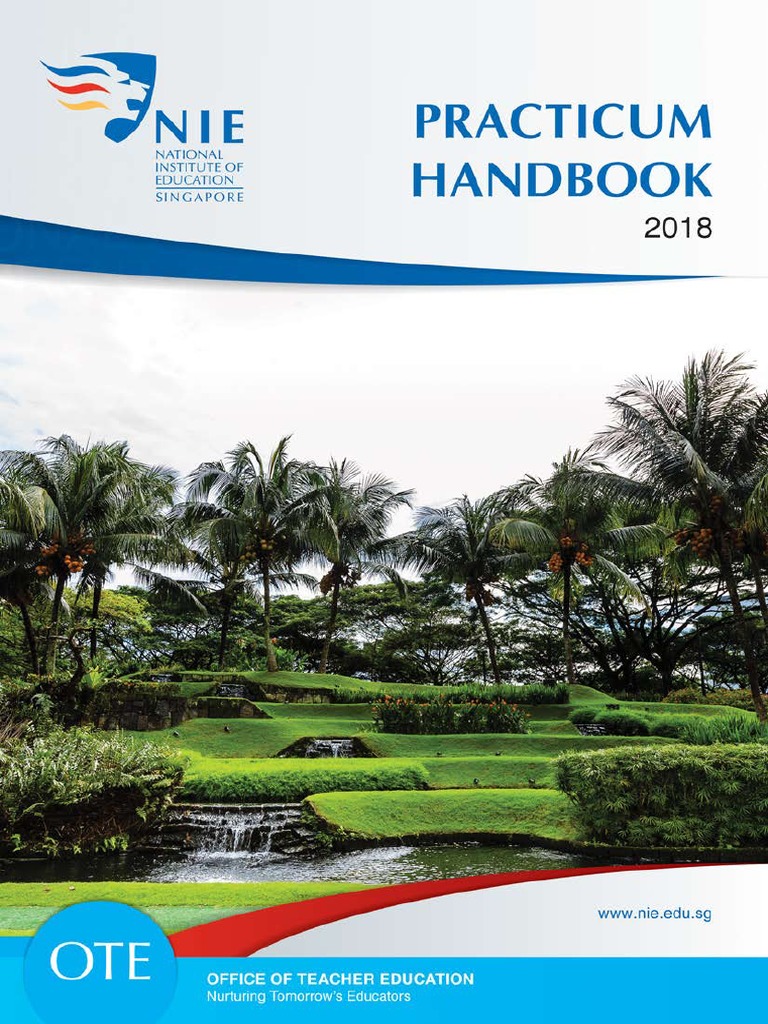 Teaching Practicum Handbook 2018 (Singapore) | PDF | Teacher Education ...