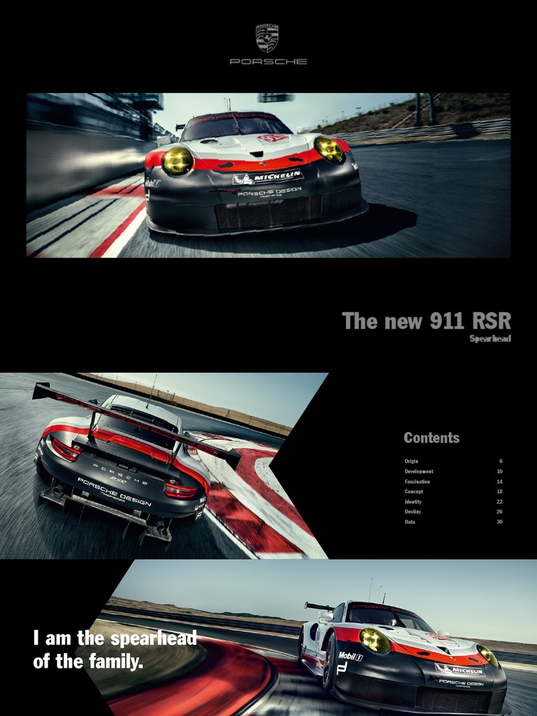 911 RSR Brochure | PDF | Auto Racing | Automotive Technologies