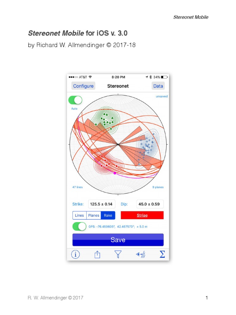 Stereonet Mobile Manual | PDF | Ios | Computer File