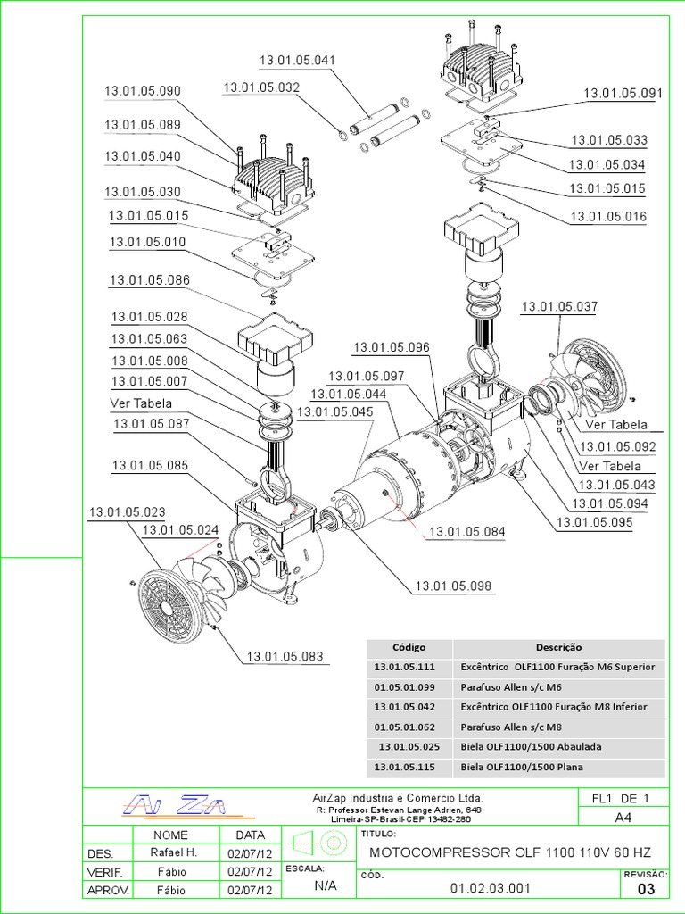 01.02.03.001 - OLF 1100 110V 60HZ Revisão 03 | PDF