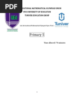 Past Papers 2019 SASMO G7 | PDF | Numbers | Vertex (Graph Theory)