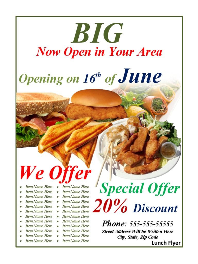 Now Open in Your Area: Opening On of | PDF