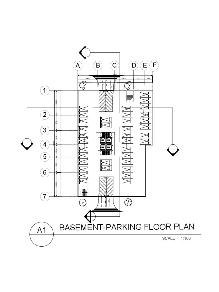 Basement-Parking Floor Plan | PDF