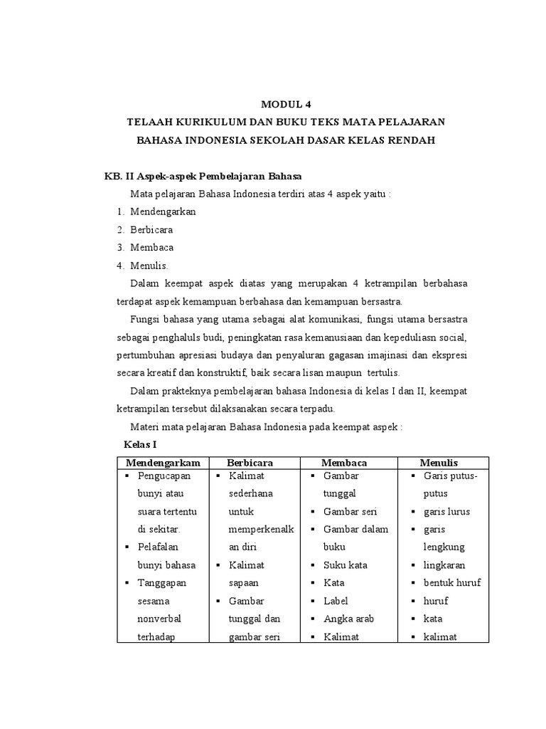 Bahasa Modul 4 Kb. 2 | PDF