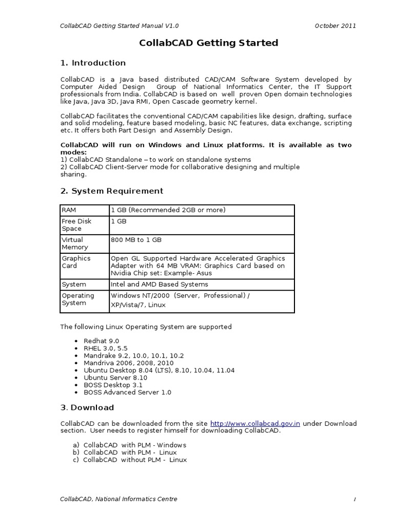 Collabcad Getting Started | PDF | Client–Server Model | Cartesian ...