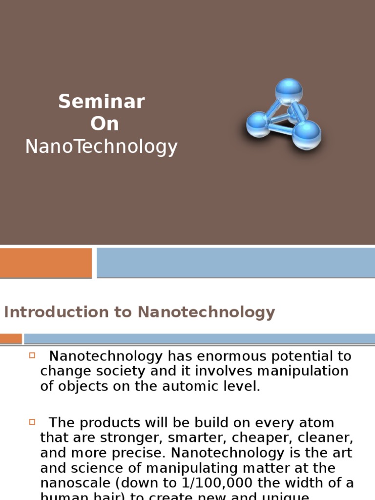 Nano Technology | PDF | Nanotechnology | Technological Change