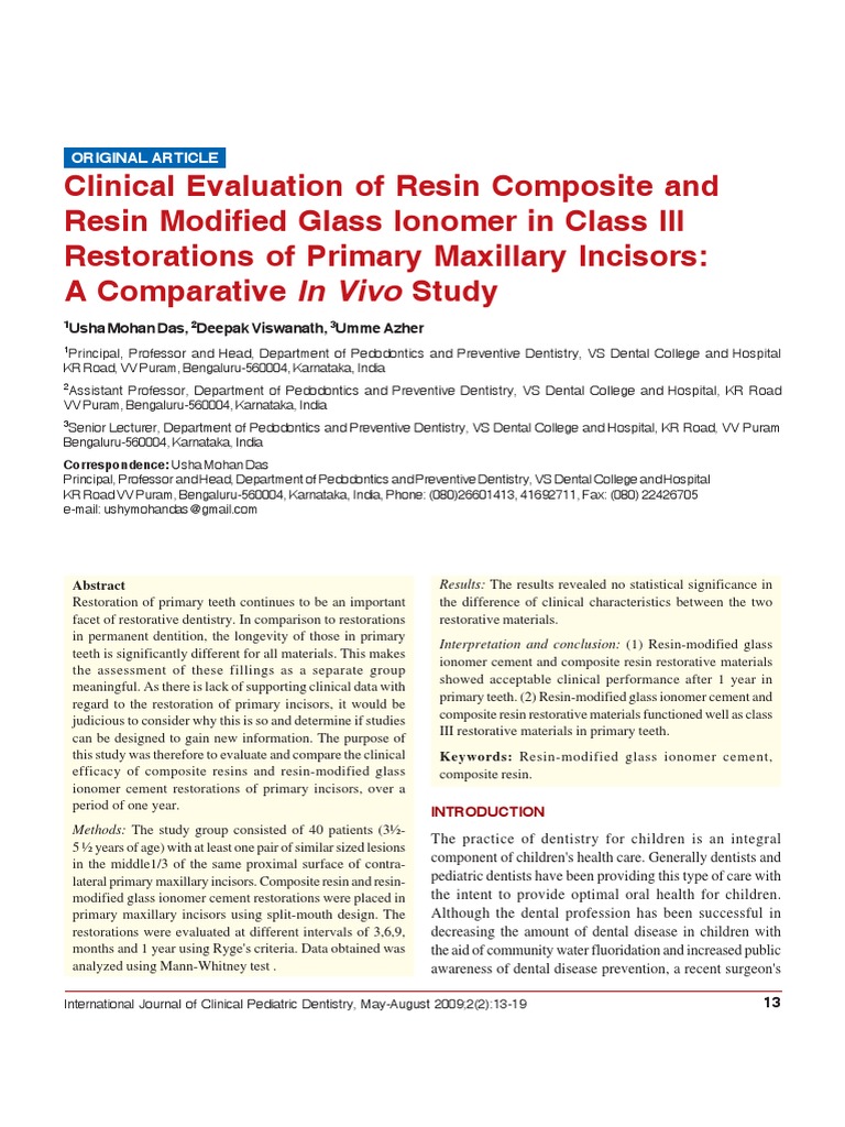 Jurnal Rmgic II | Download Free PDF | Dental Composite | Dentistry
